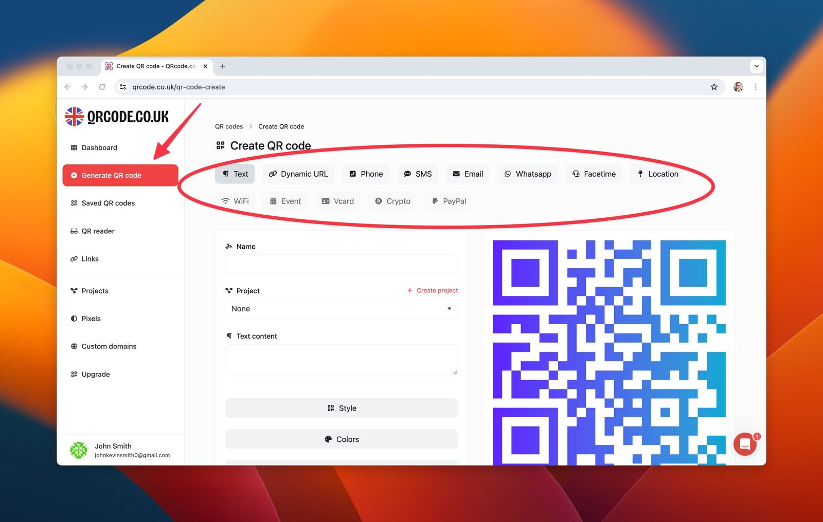 QR Code Generator Free For Lifetime