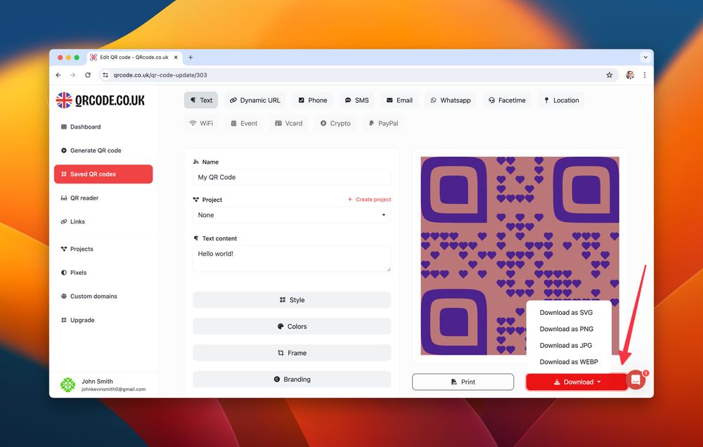 QR Code Generator Free for Lifetime